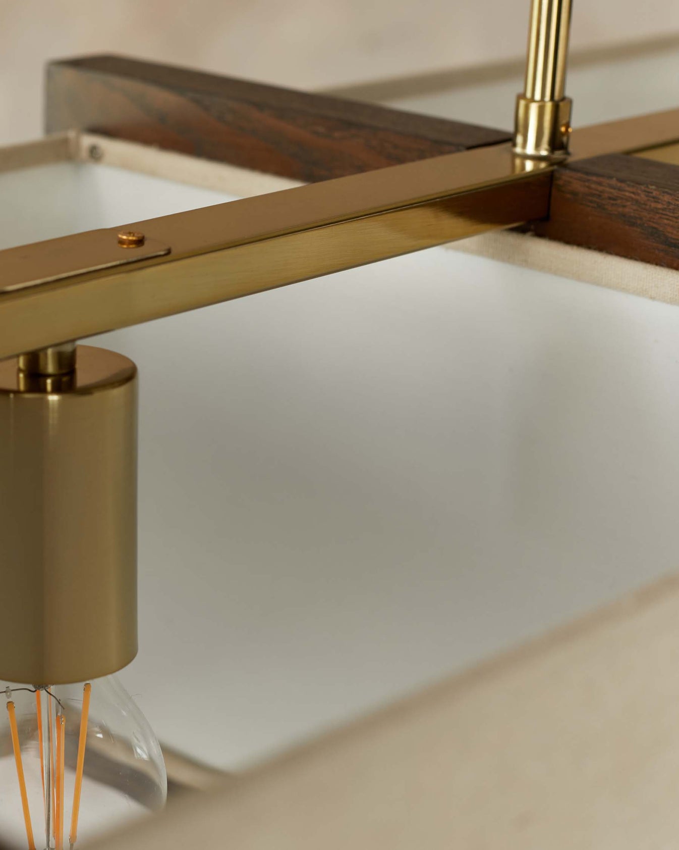 Addison natural linen 3 light adjustable pendant – Danetti