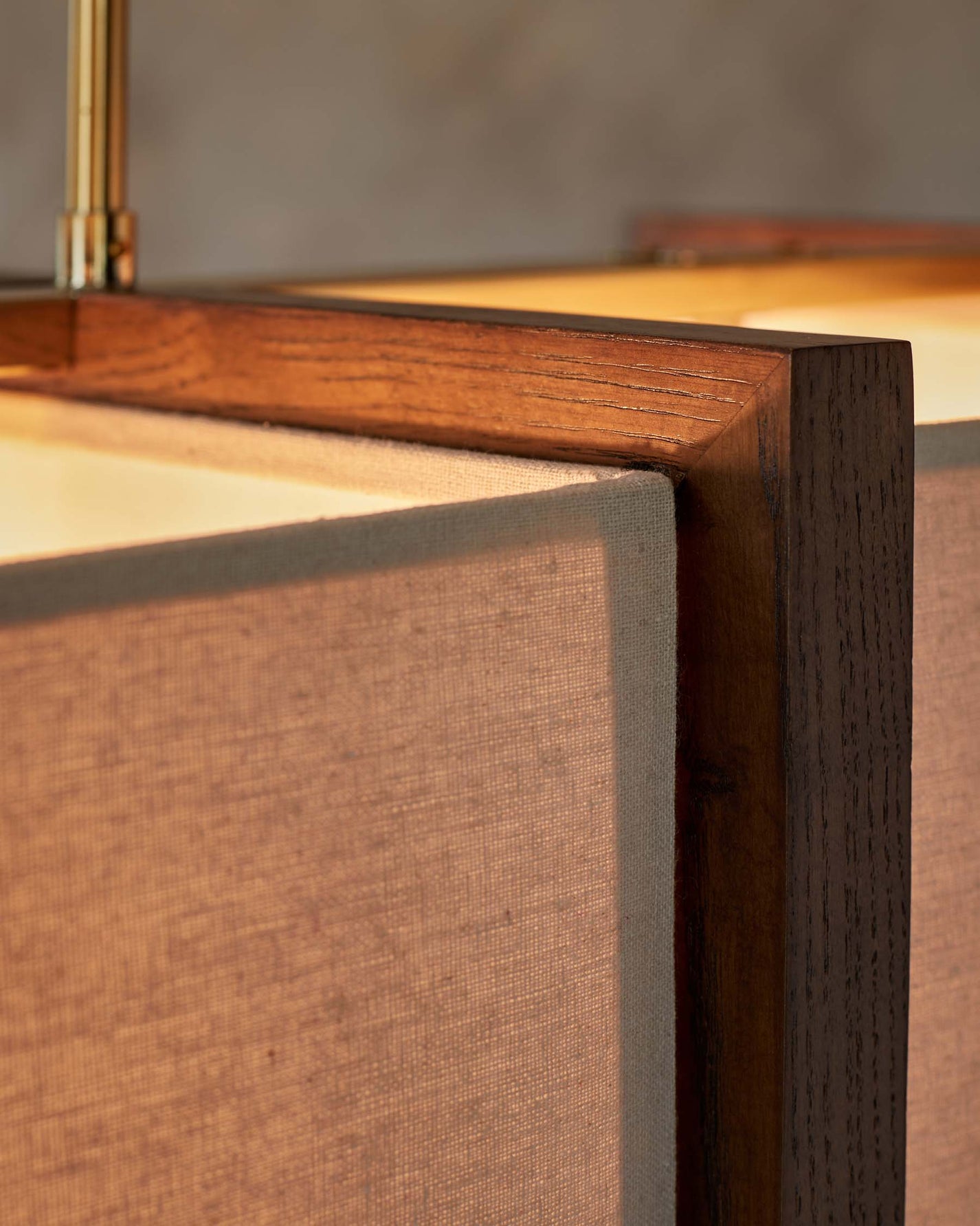 Addison natural linen 3 light adjustable pendant – Danetti