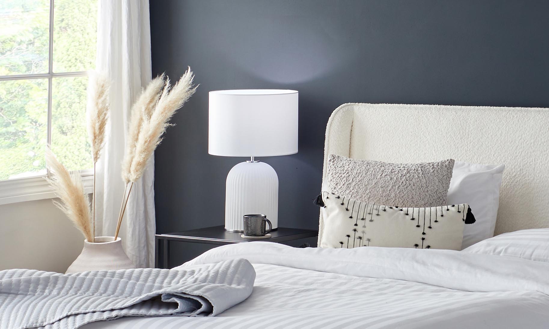 Amalfi Dual-Lit Chrome Table Lamp by Danetti