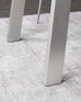 Assi White Gloss Extending 6 to 8 Seater Dining Table by Danetti
