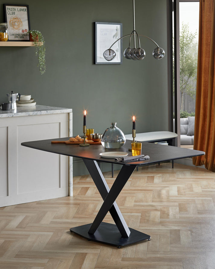 Carter 6 seater table and Cleo dining chairs set – Danetti