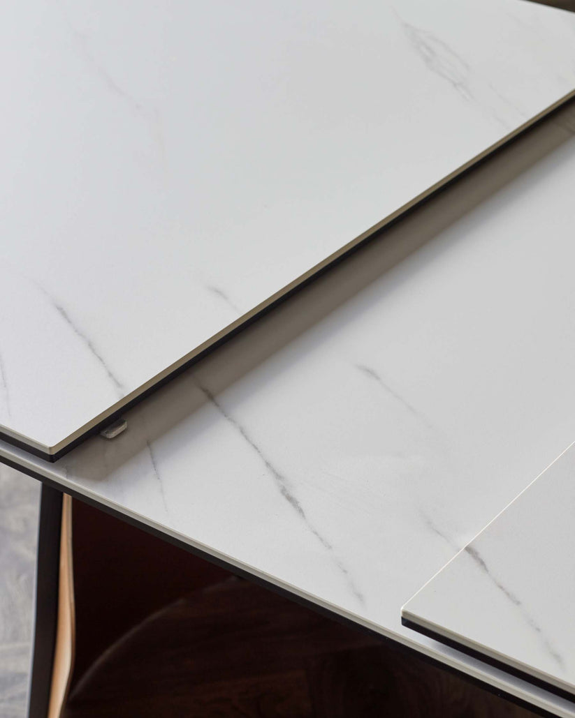 Collodi White Ceramic Extending 8 to 10 Seater Dining Table – Danetti