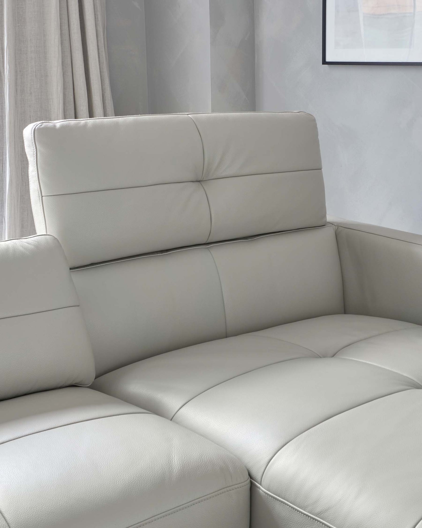 Colton Leather Left Hand Corner Chaise by Danetti