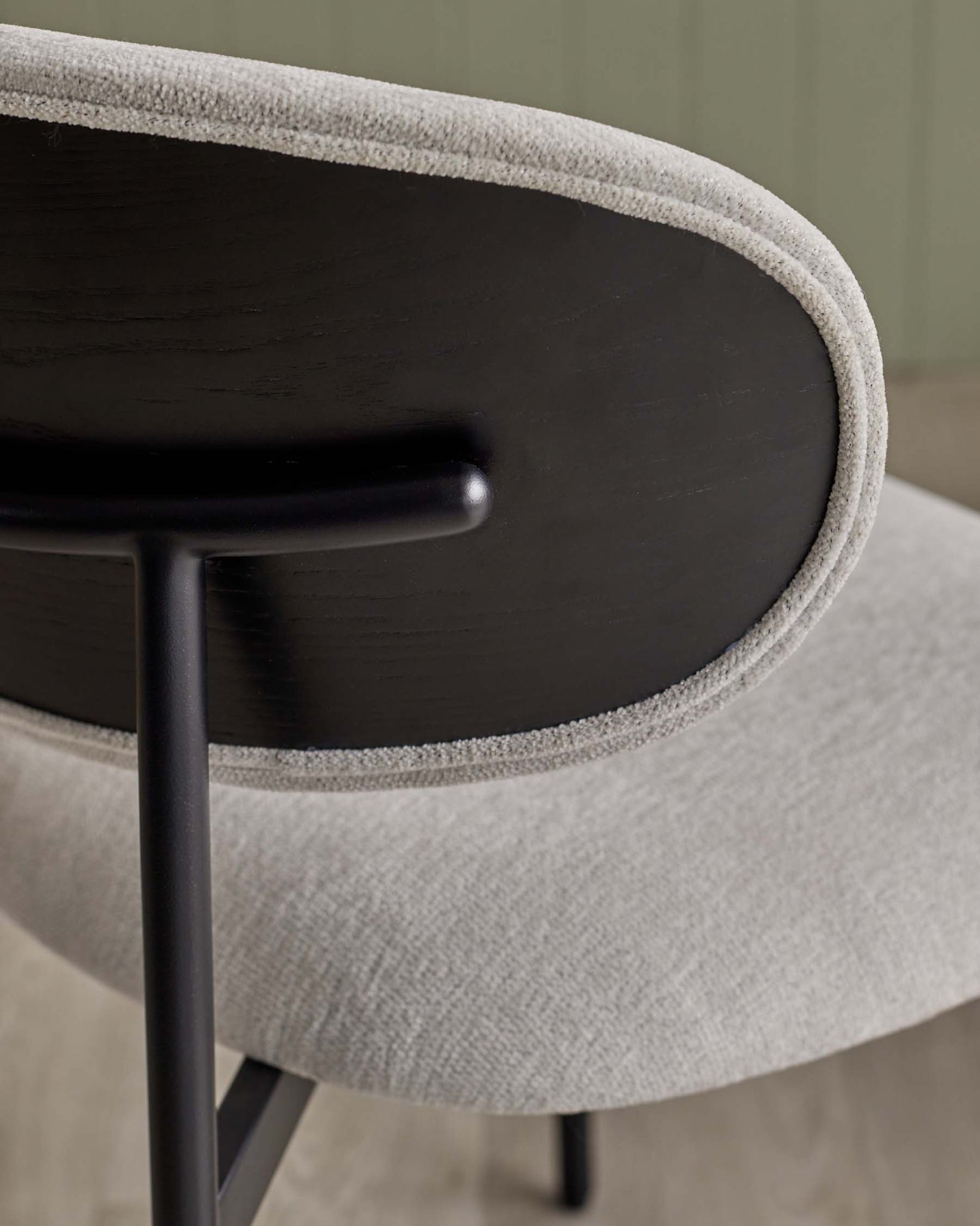 Cree cream chenille dining chair – Danetti