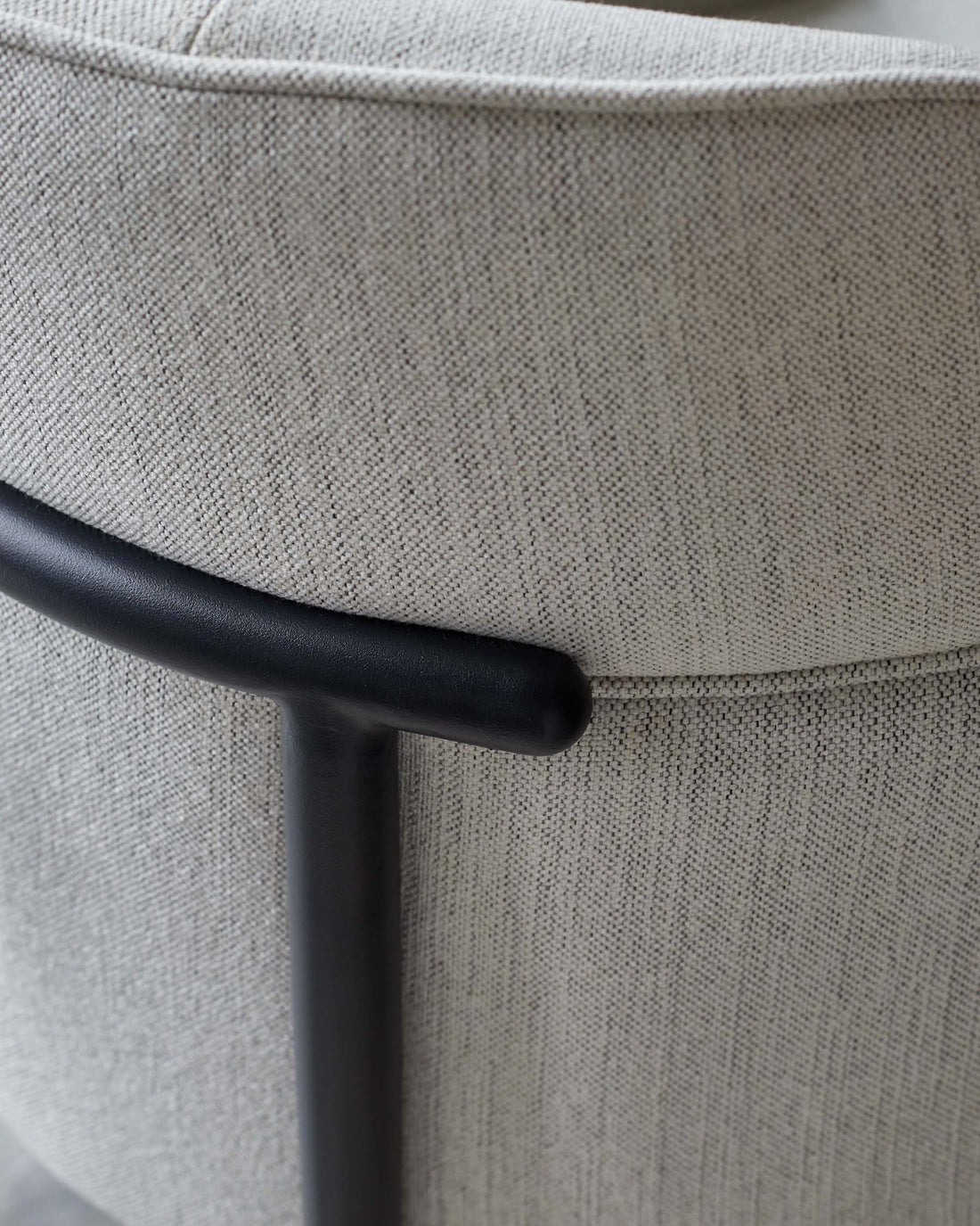 Felix ivory dual tone fabric dining chair – Danetti