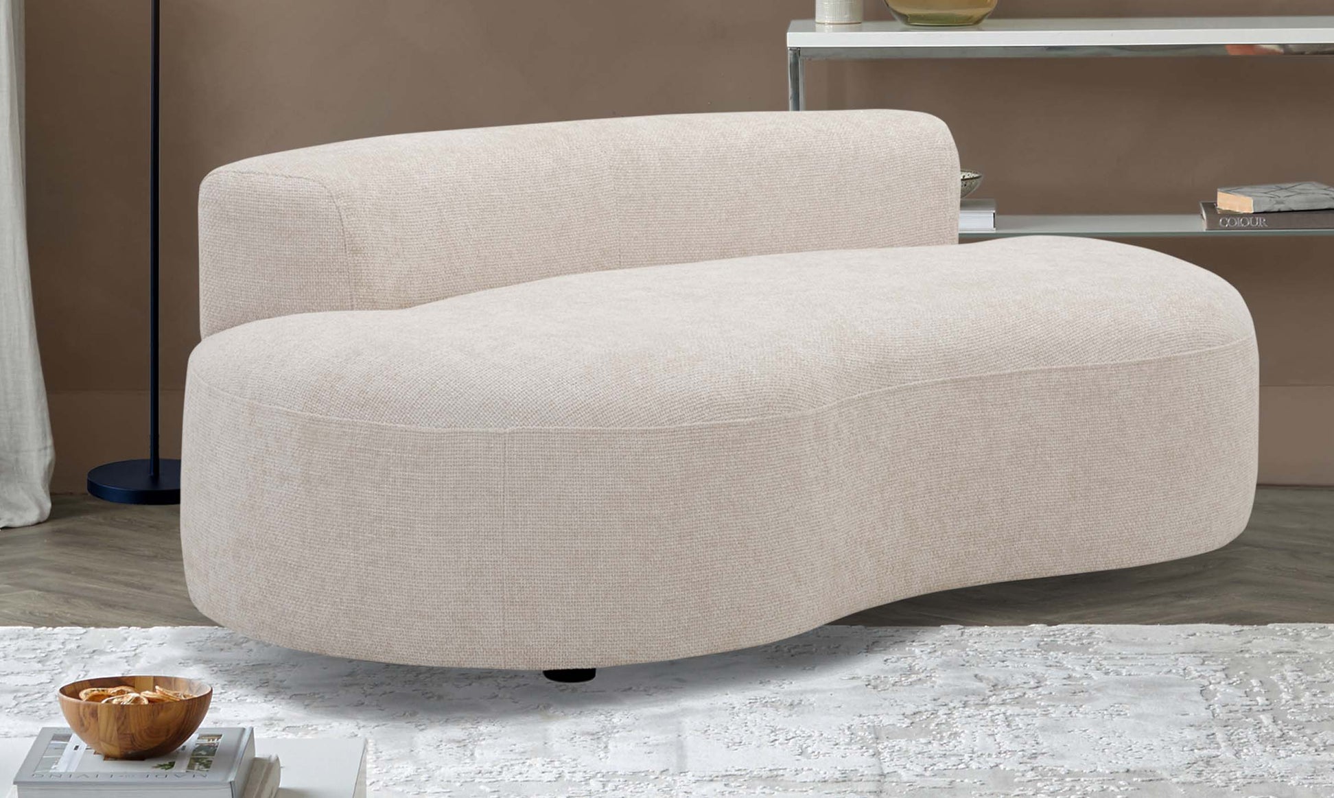 Gianna Natural Weave 2 Seater Sofa – Danetti