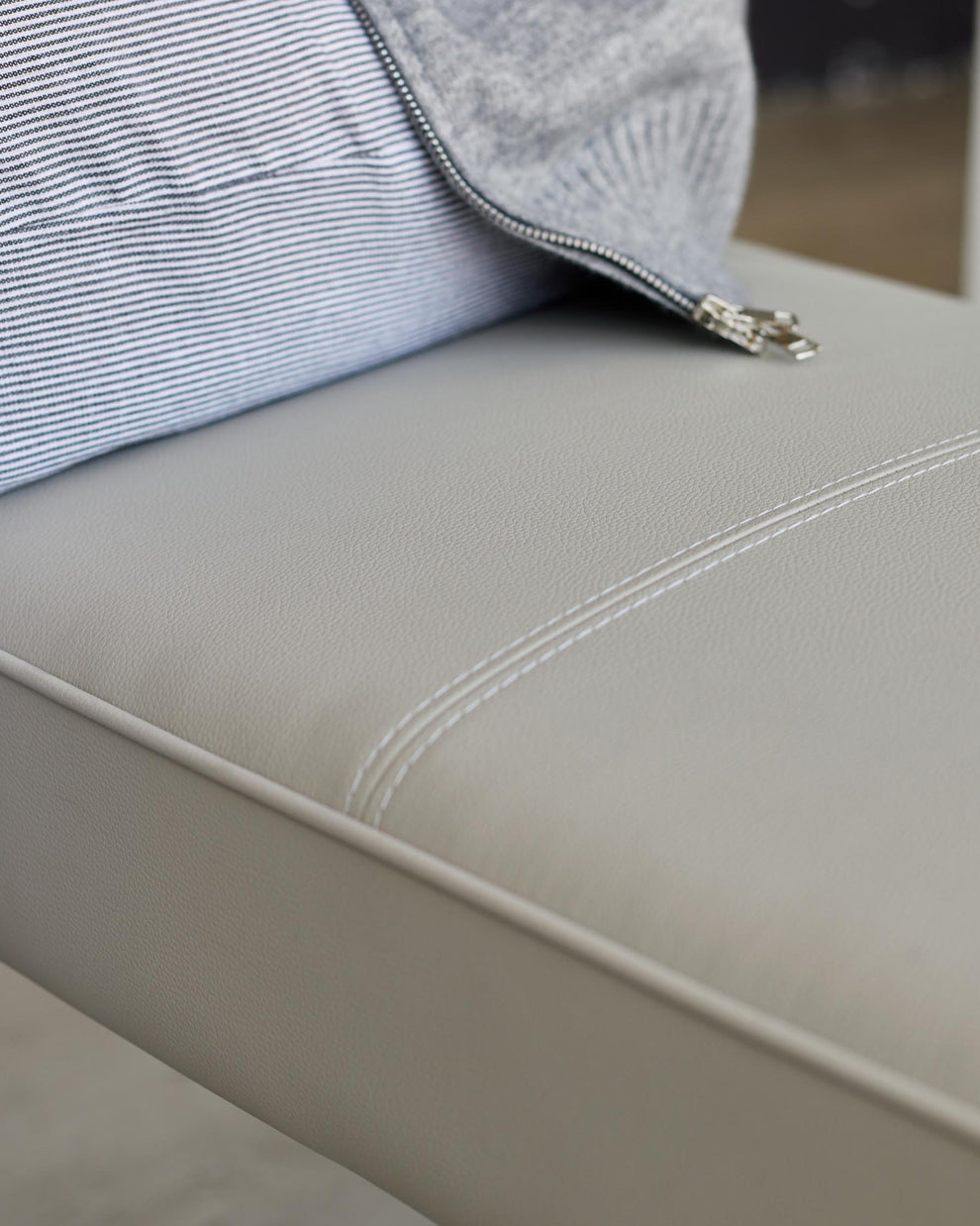 Mellow 3 Seater Stainless Steel Bench without Back | UK | Danetti