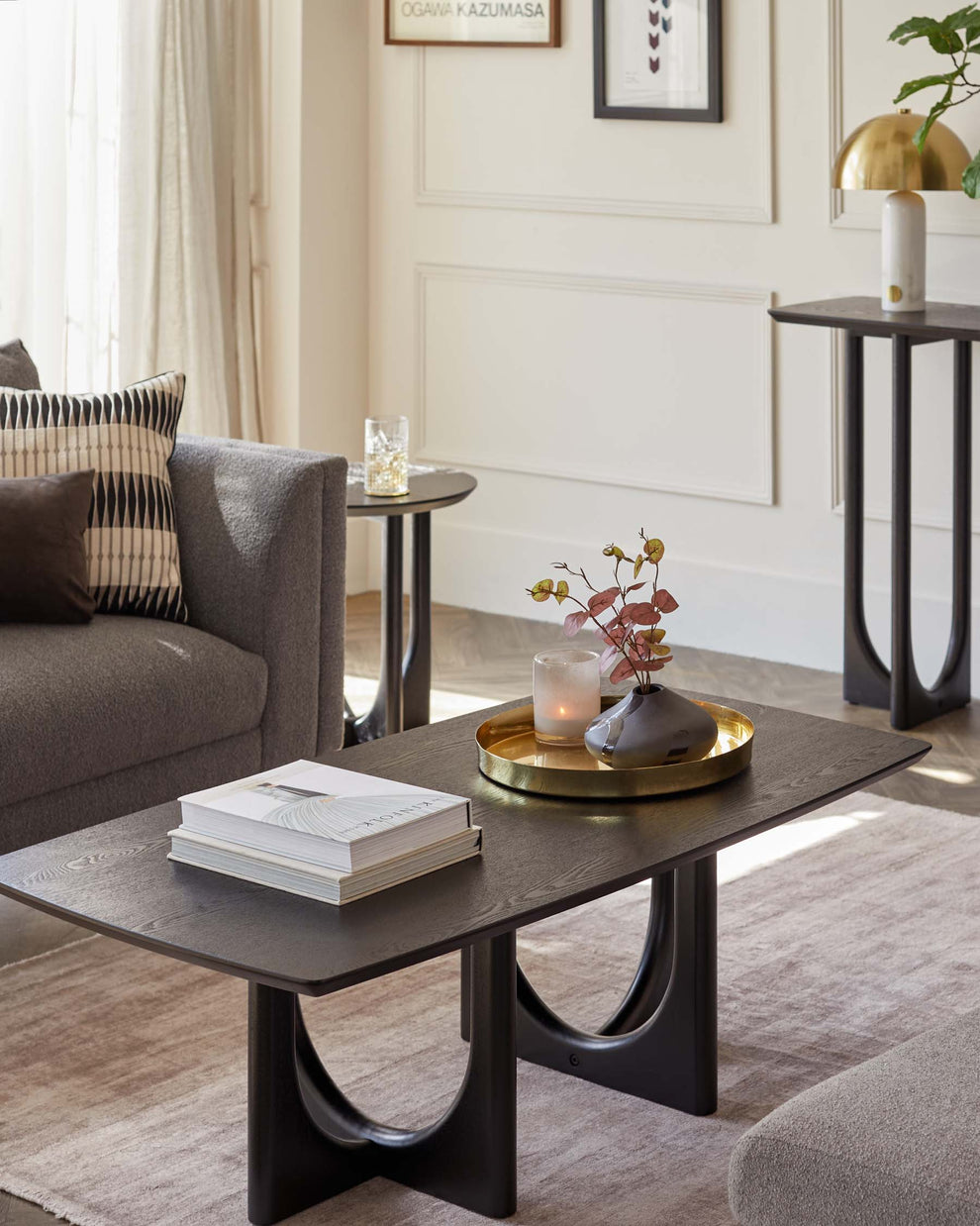 Orlan Console Table Black Ash – Danetti