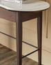 Reagan dark mango wood marble top dressing table – Danetti