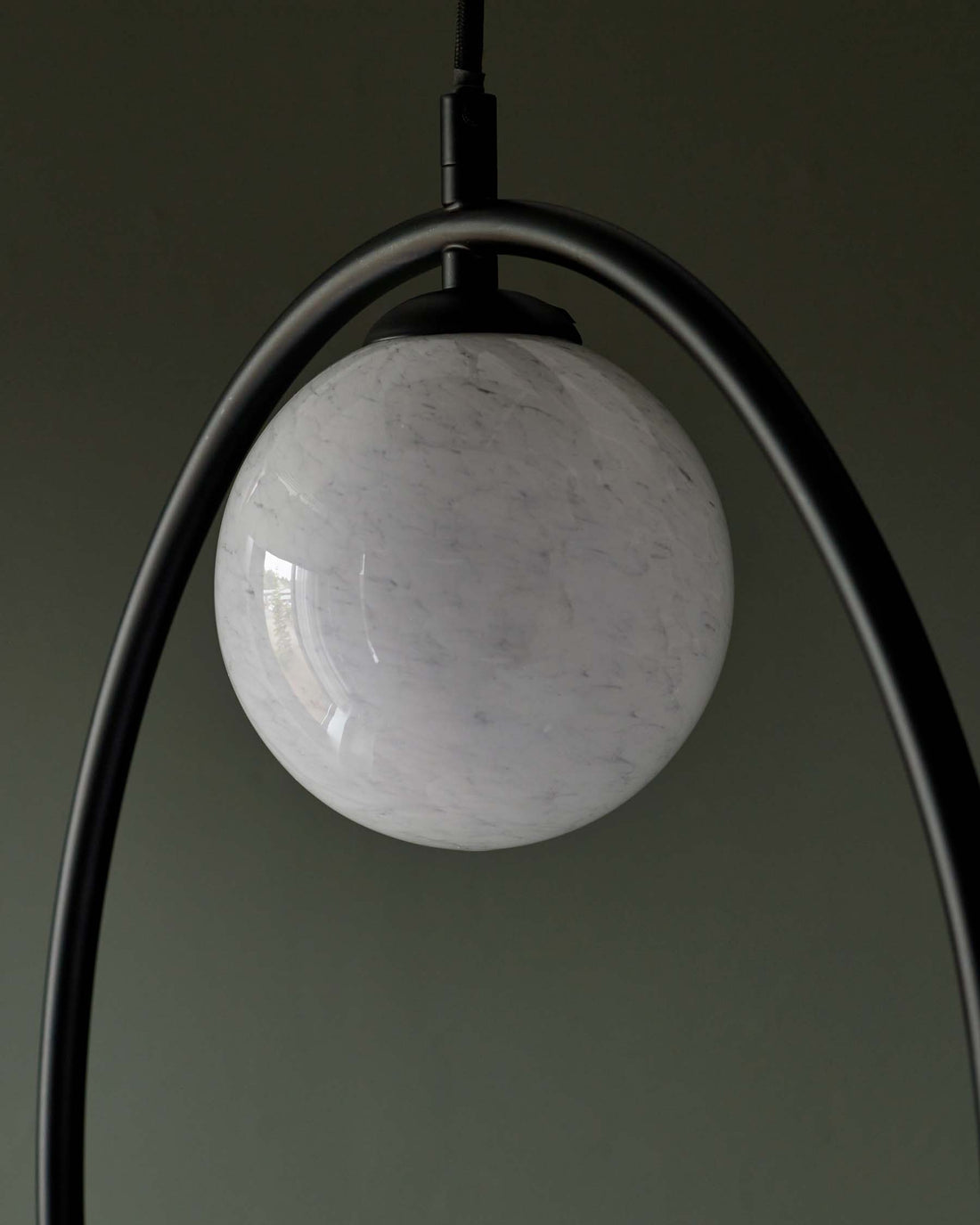 Riley marble look glass 2 light adjustable pendant – Danetti