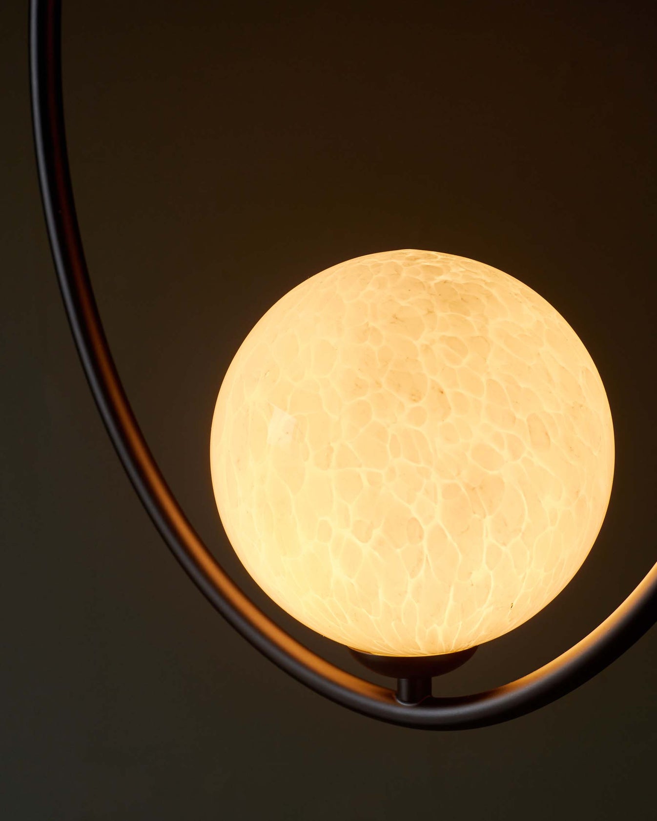 Riley marble look glass 2 light adjustable pendant – Danetti