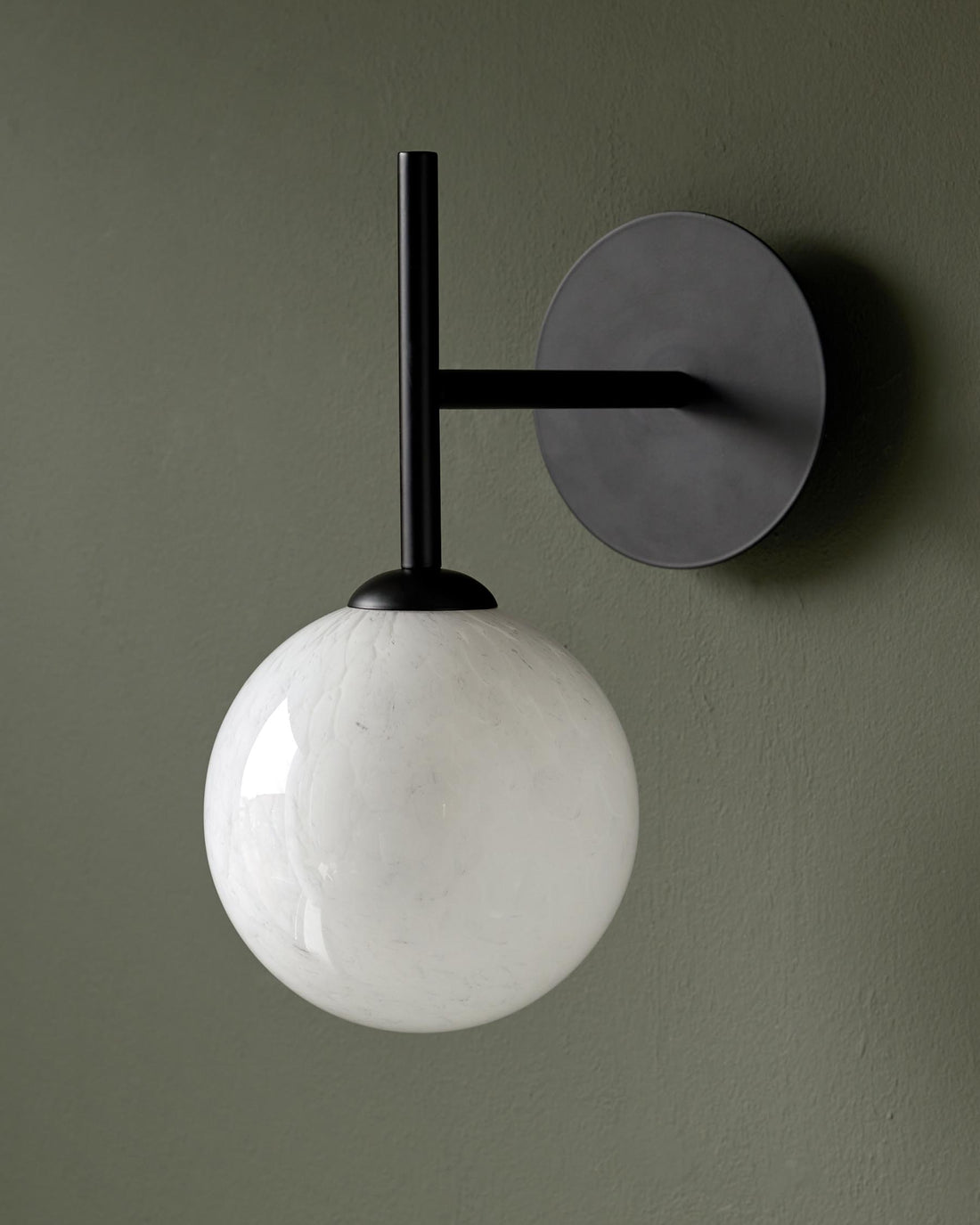 Riley marble look glass wall light – Danetti