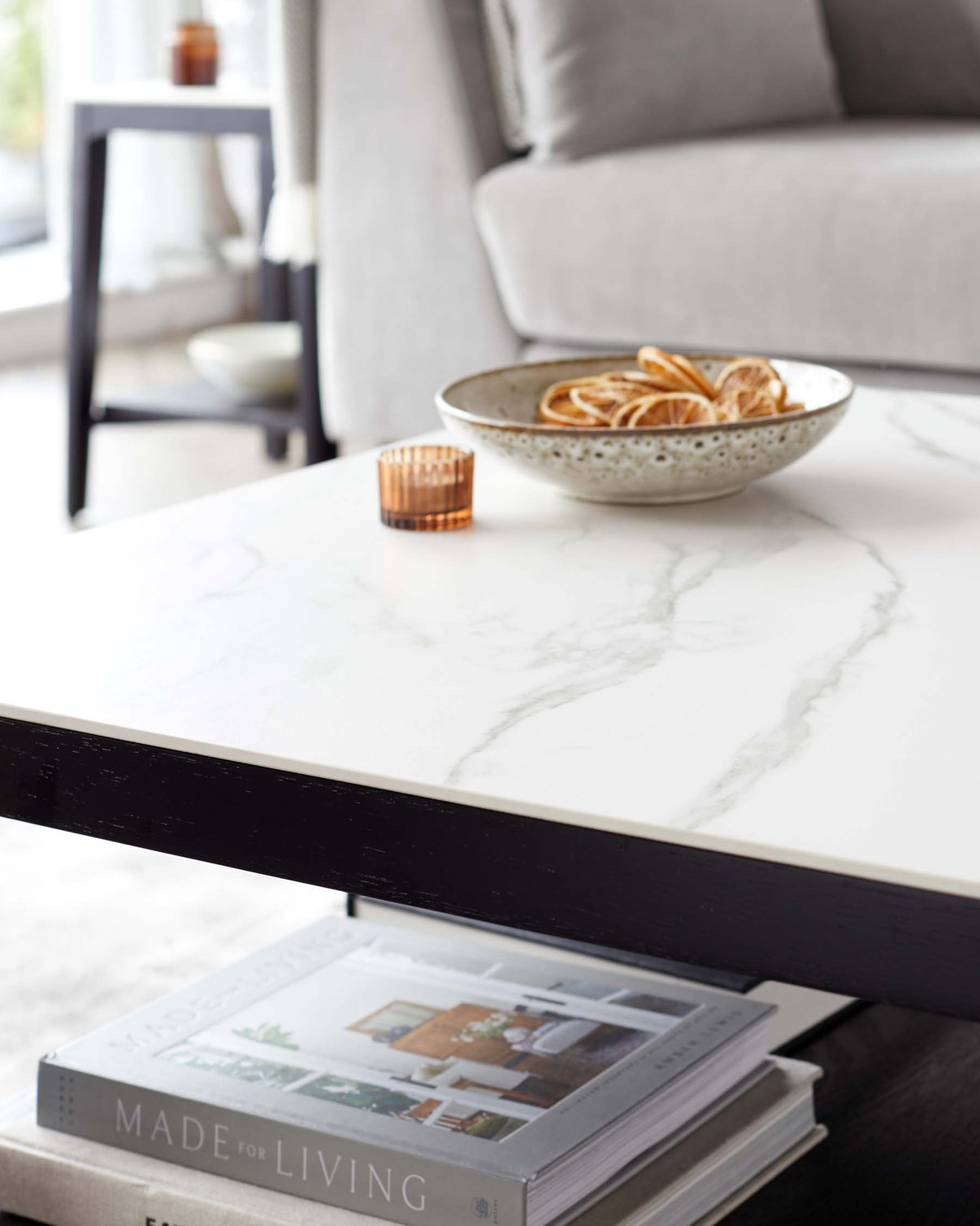Banks Ceramic Marble Coffee Table by Danetti