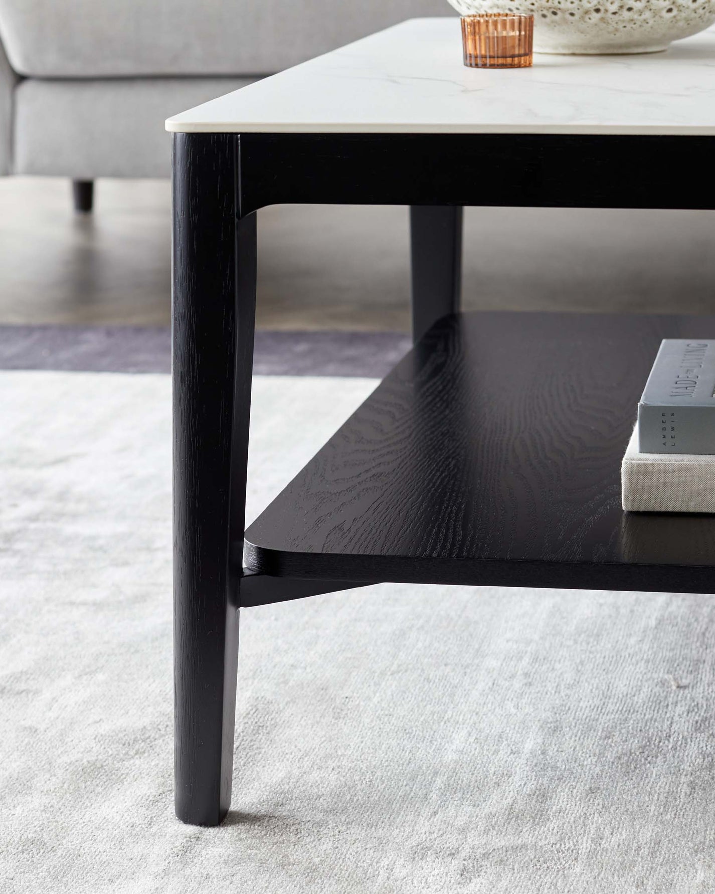 Banks Ceramic Marble Coffee Table by Danetti