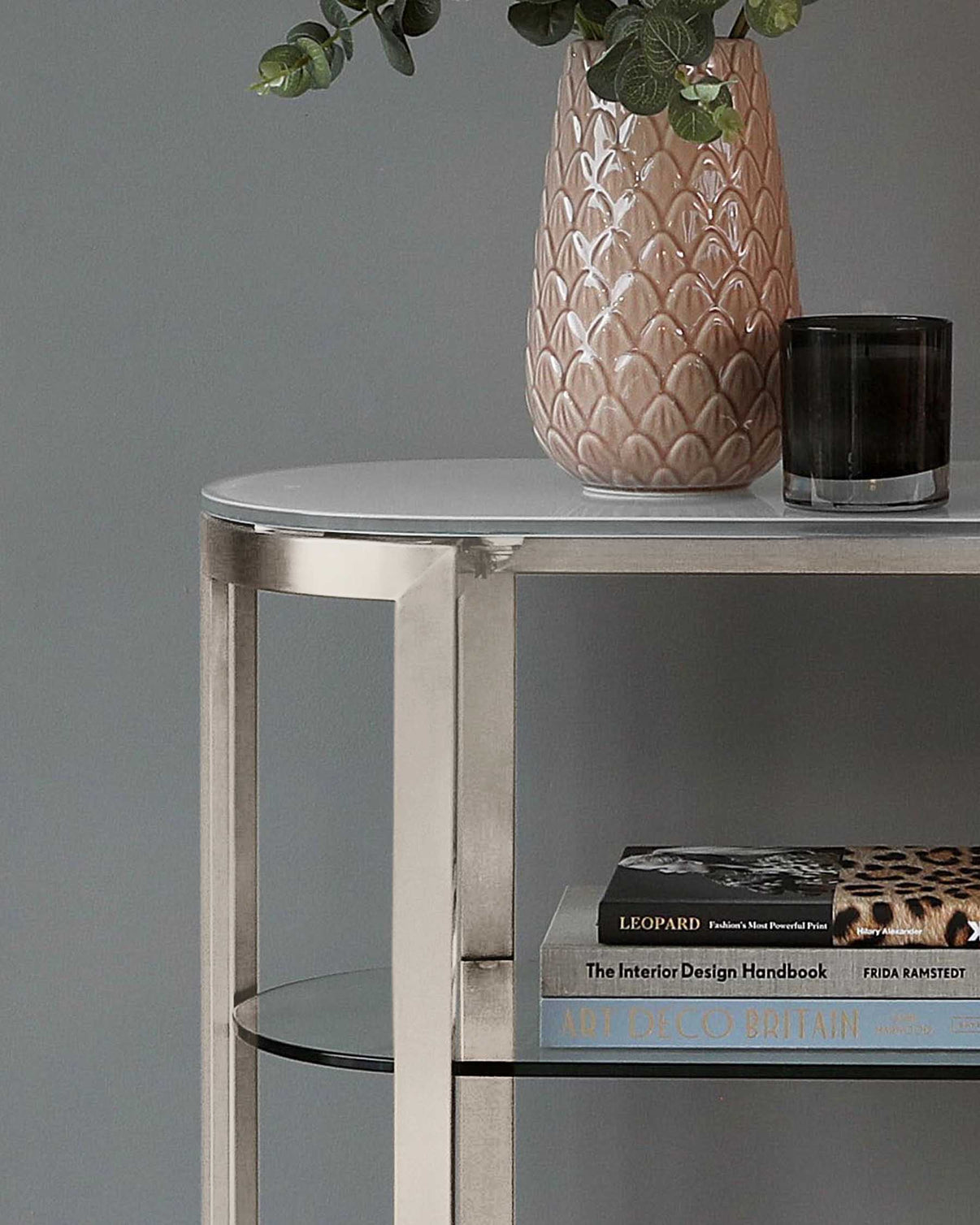 Glass Console Table Living Room by Danetti