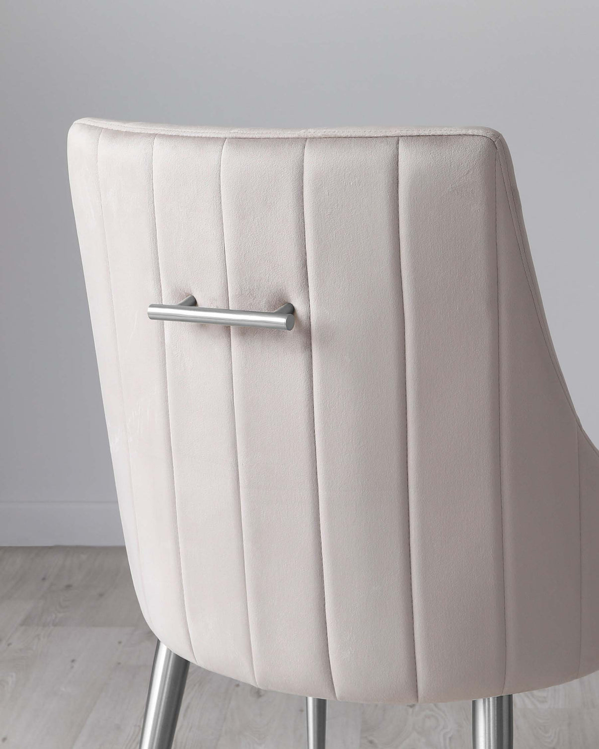 Juliana Champagne Velvet With Stainless Steel Dining Chair – Danetti