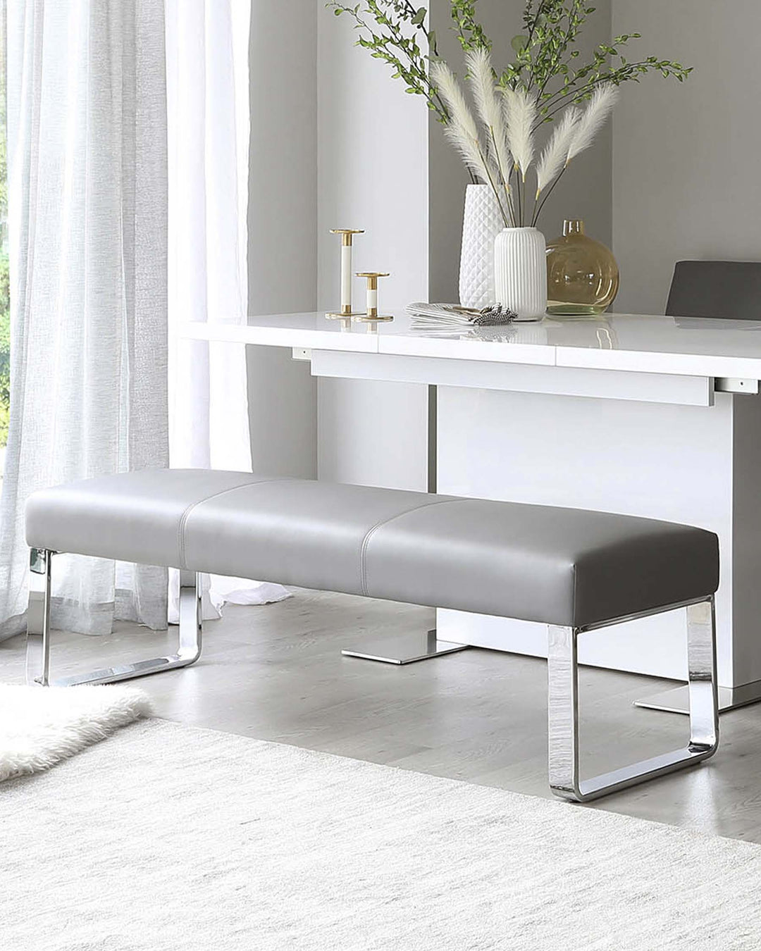 Faux Leather Dining Benches | Designer & Modern Dining Benches – Danetti