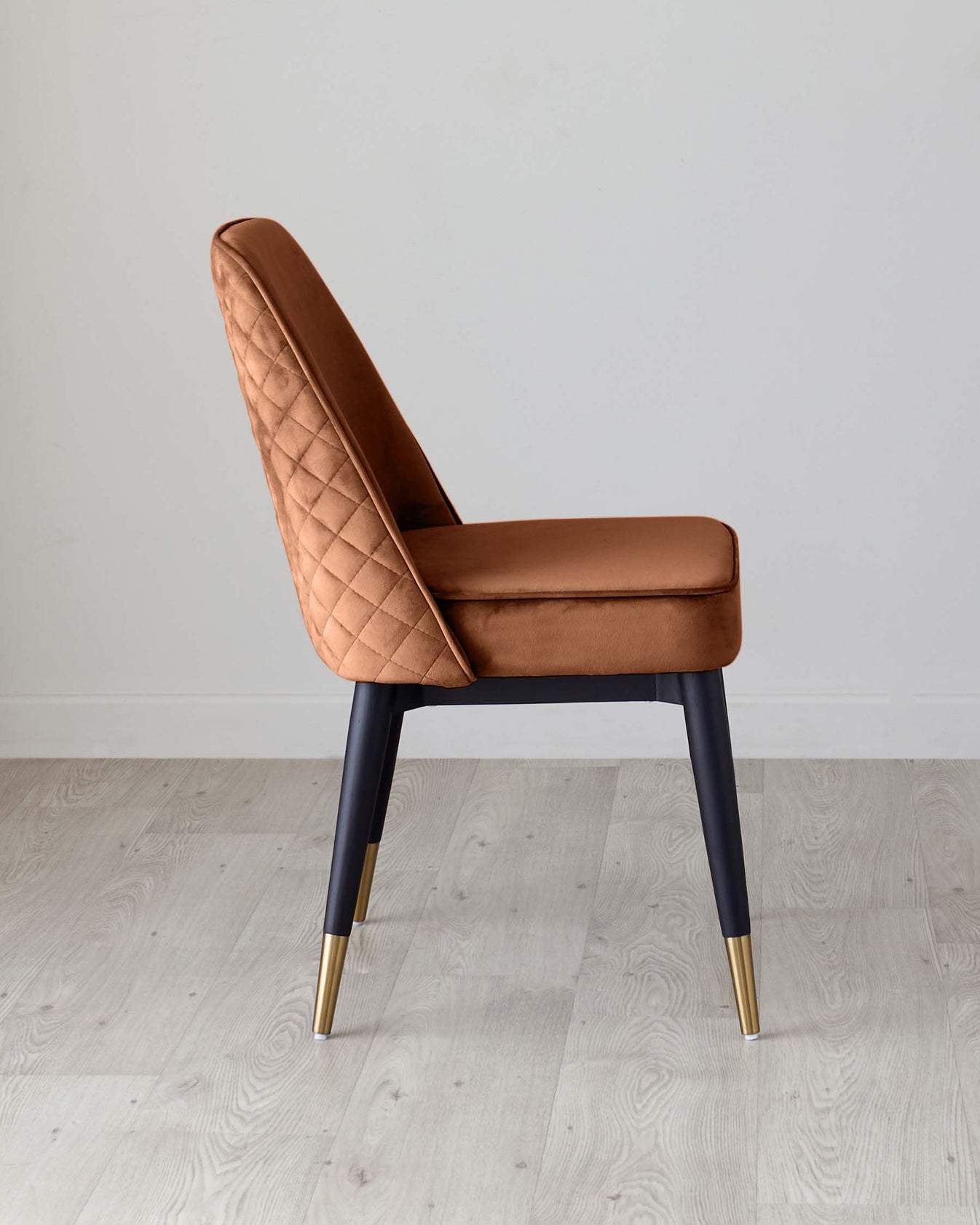 Mae Rust Velvet Dining Chair – Danetti