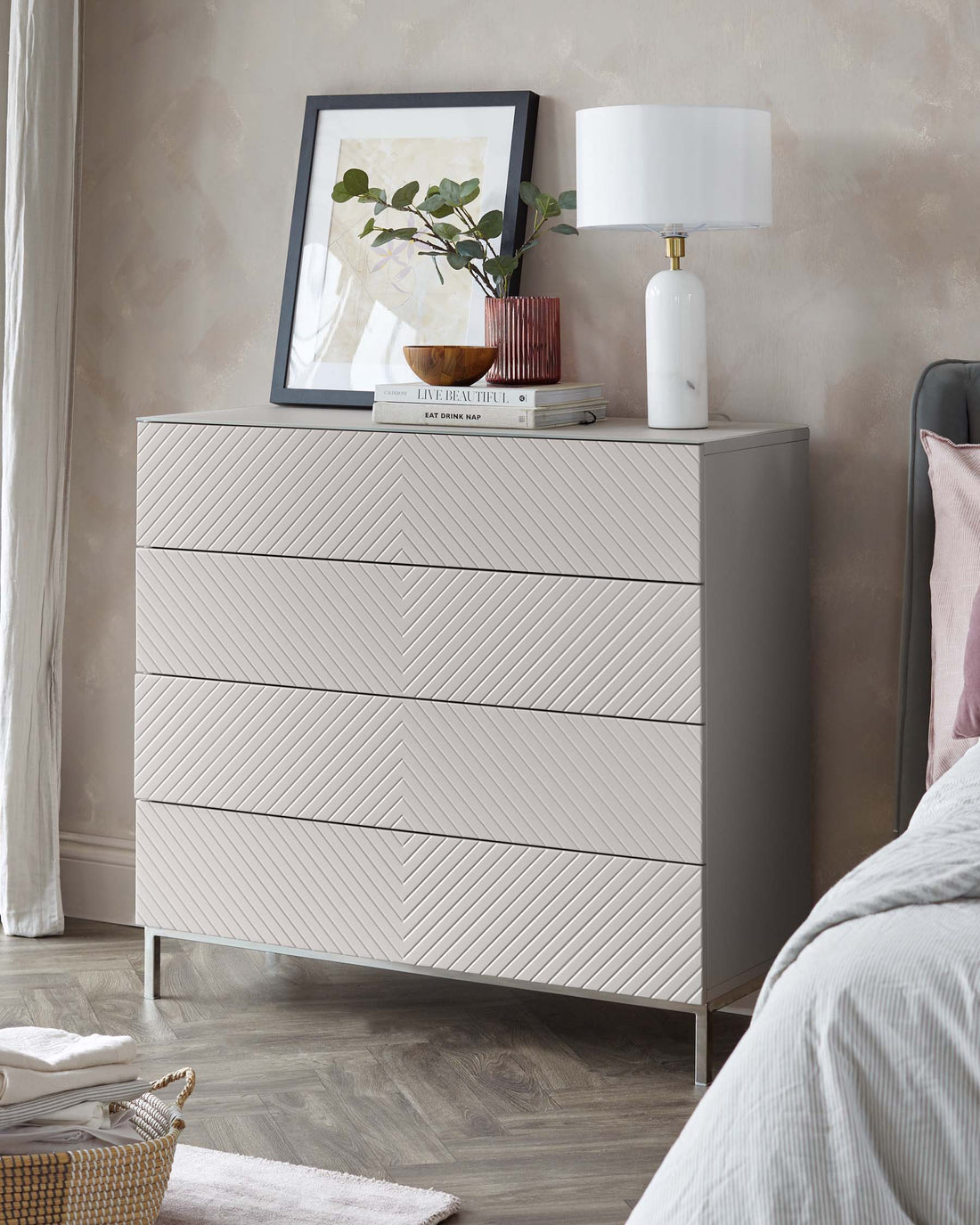 Noah Stone Chest of Drawers by Danetti
