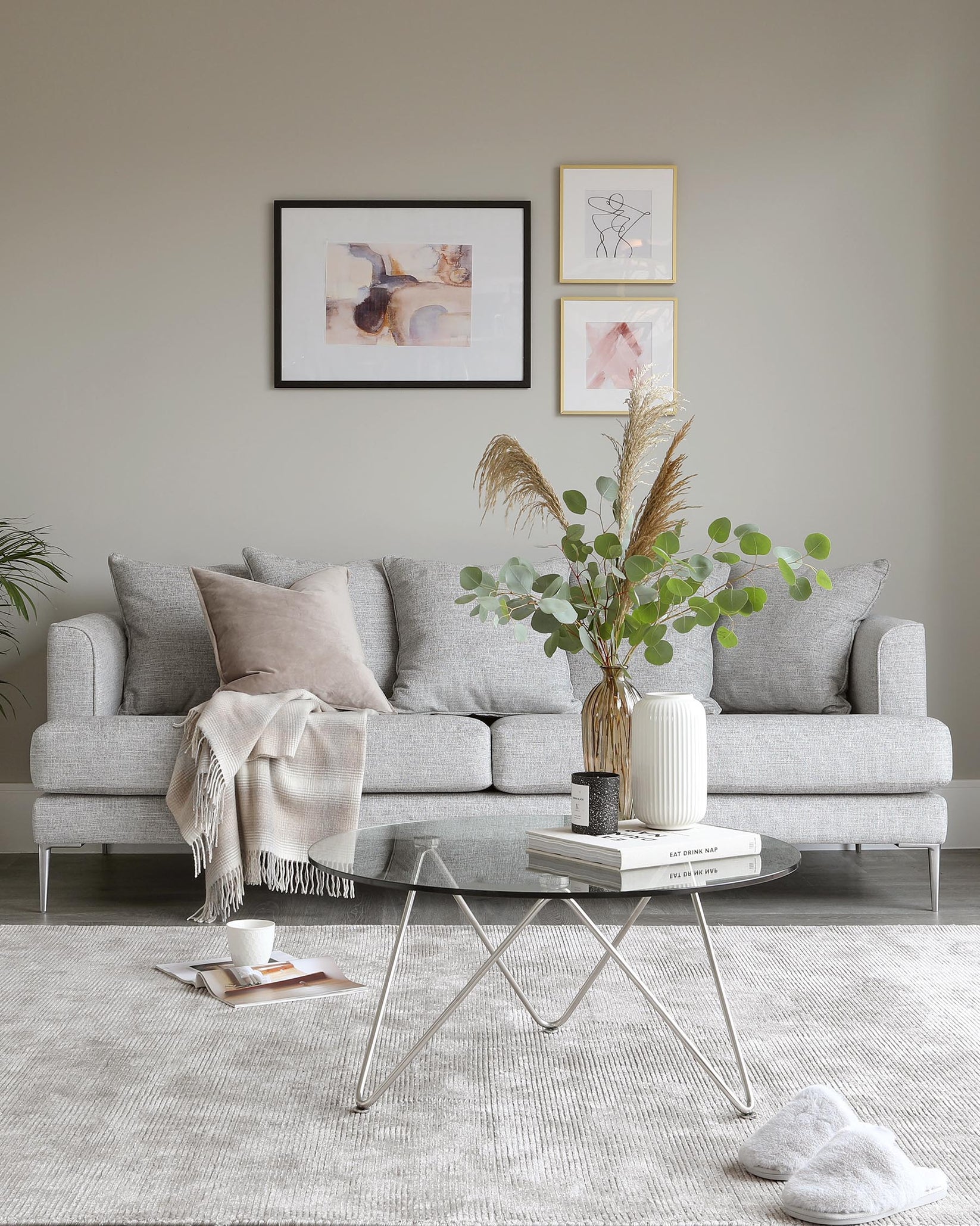 Glass and Chrome Coffee Table | Living Room | Danetti