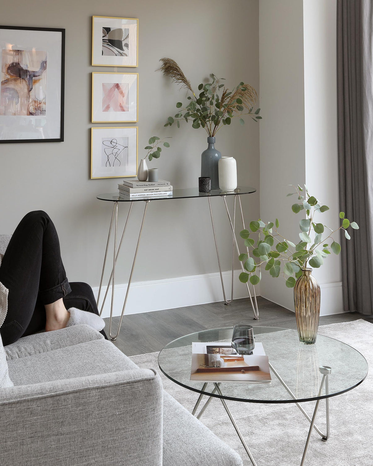 Glass and Chrome Coffee Table | Living Room | Danetti