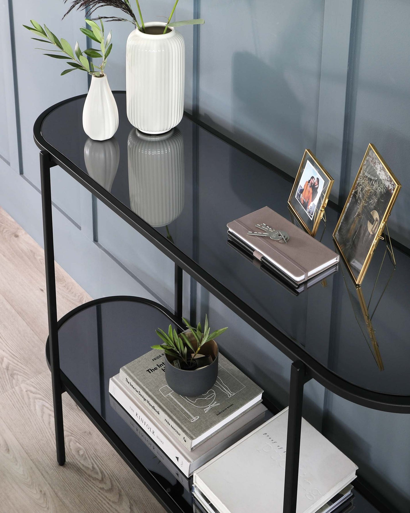 Thea Smoked Mirror Console Table by Danetti