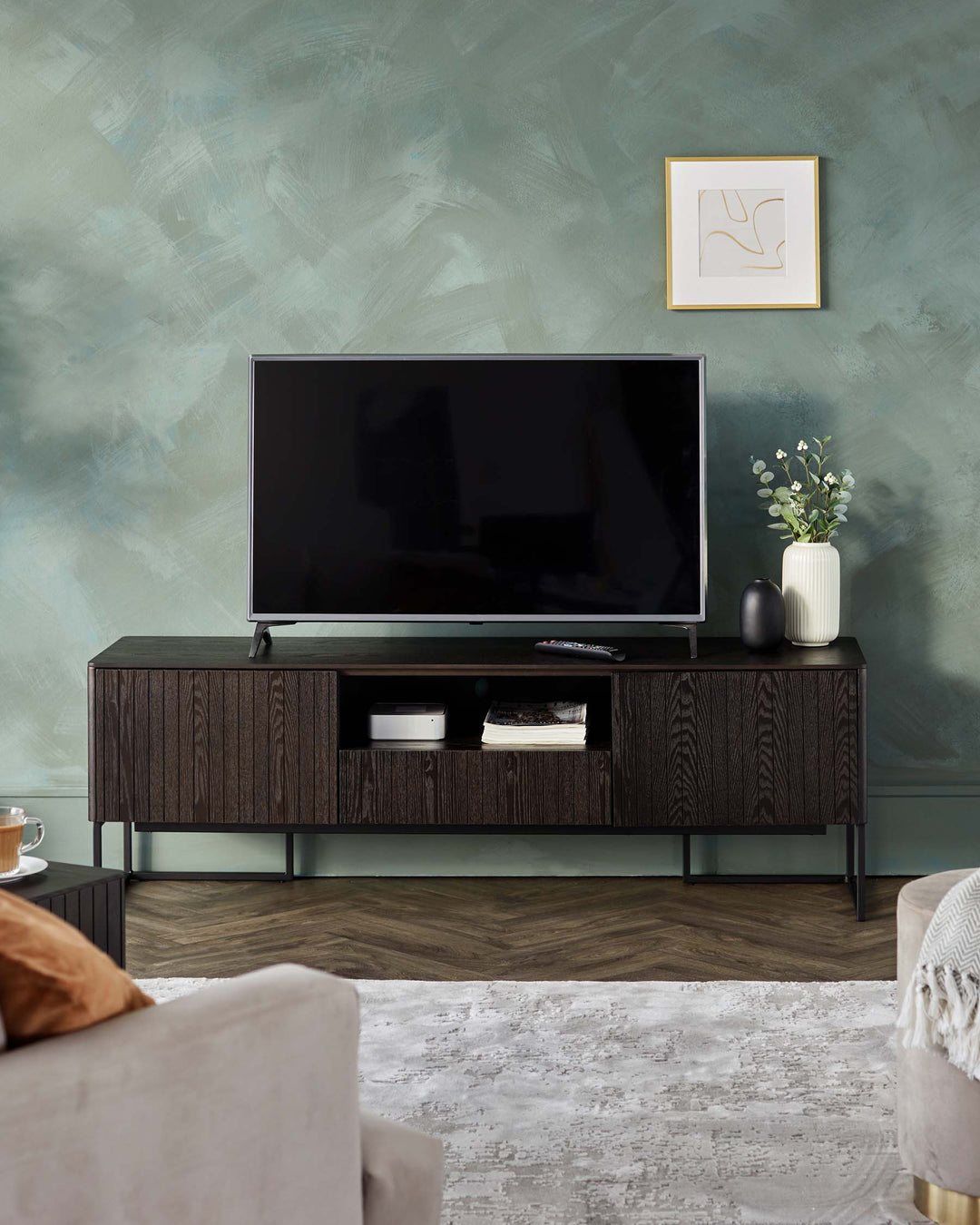 Toronto Dark Wood TV Stand | Danetti
